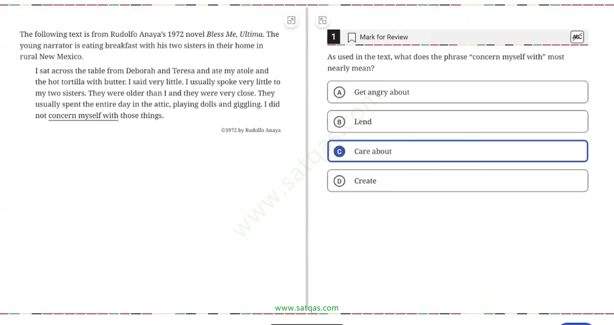 May 2024 Digital SAT - This is a practice SAT with answer keys. - The ...
