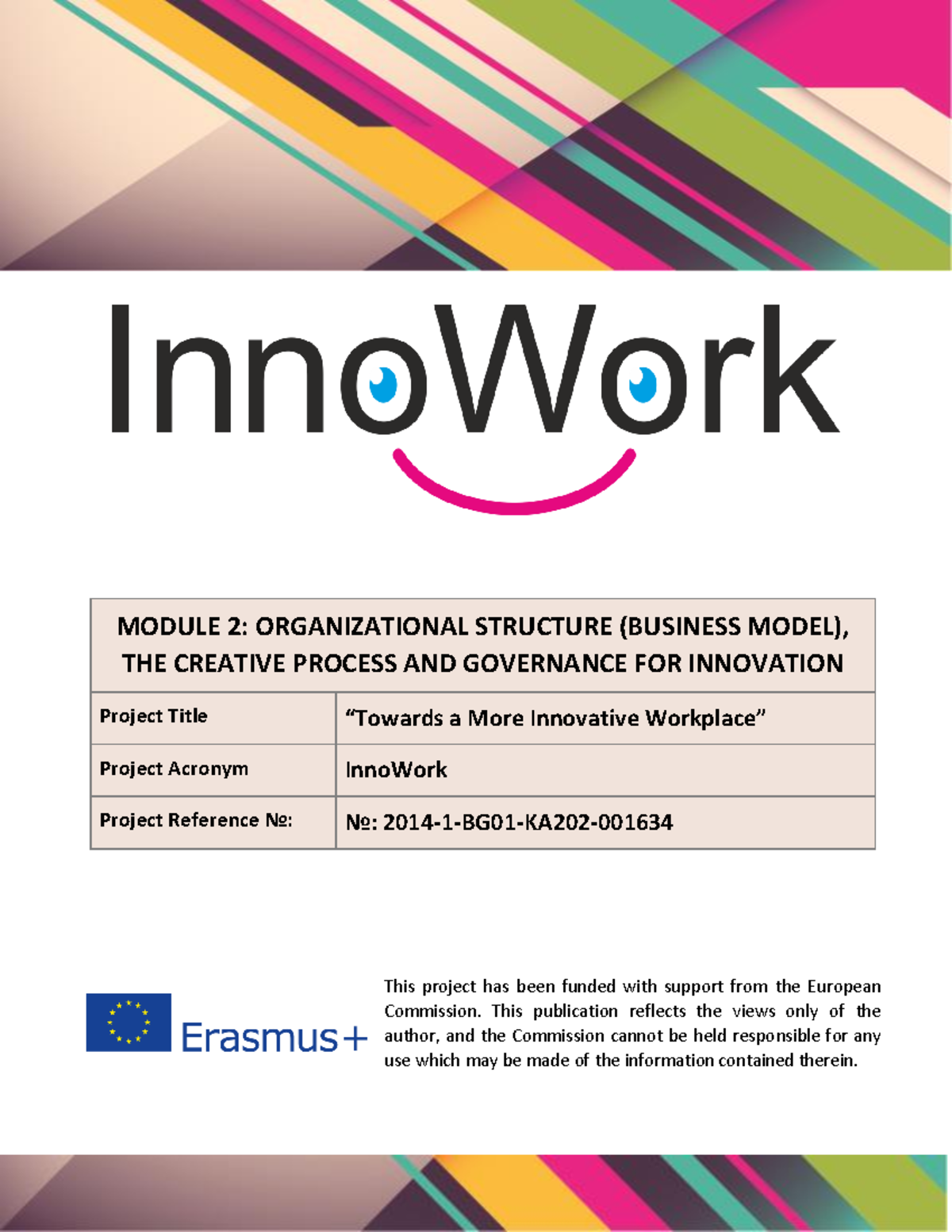 Organizational Structure For Innovation - MODULE 2: ORGANIZATIONAL ...