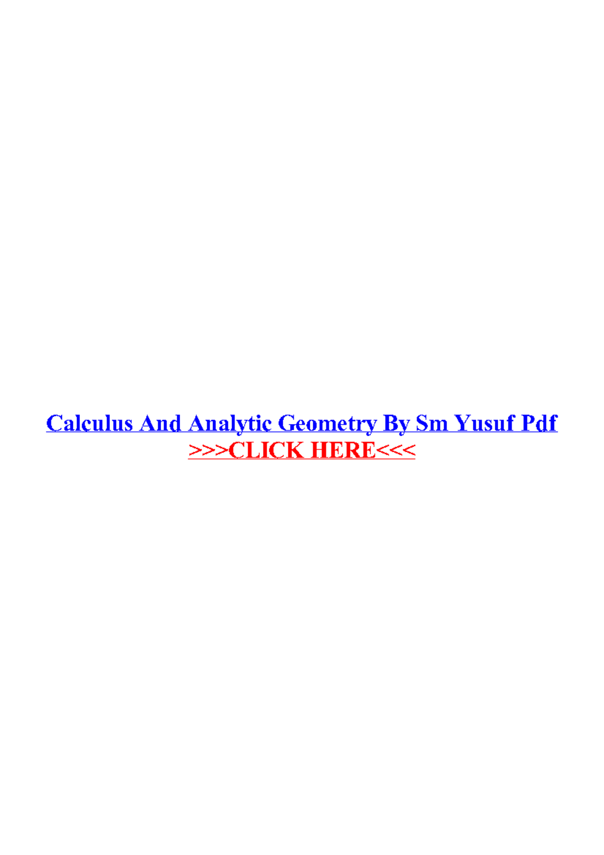 complete solution book of SM-Yousaf - Calculus And Analytic Geometry By ...
