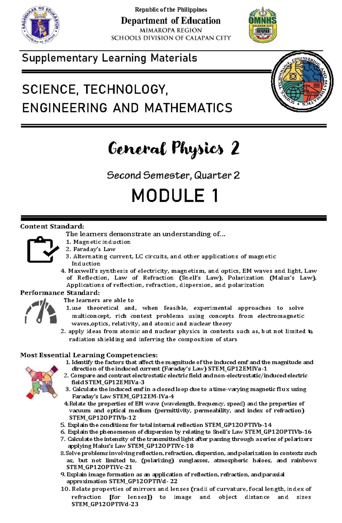Mmmmmiiiiilllll11 - Republic of the Philippines Department of Education ...
