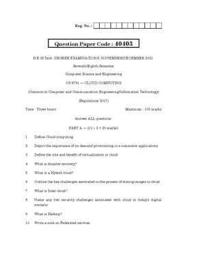 Research methodology - QuestionPaper Code: 61270 2. MEMTech. DEGREE ...