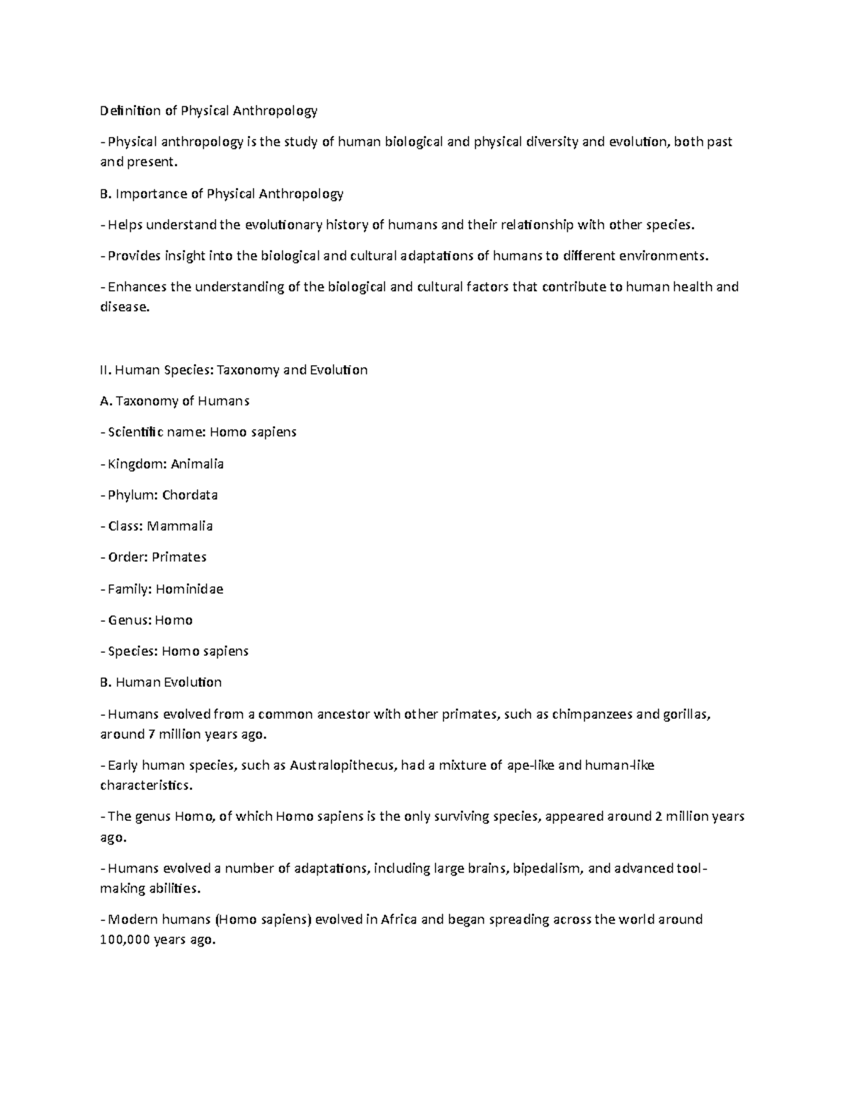 Definition of Physical Anthropology - Definition of Physical ...