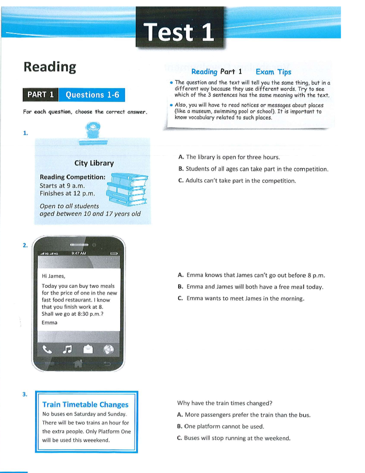 PRE- Ielts Reading ( Grammar) Midterm - Business English - Studocu