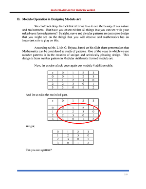 Fibonacci Sequence Semestral Project IN GEd 102 - MMW - Topic ...