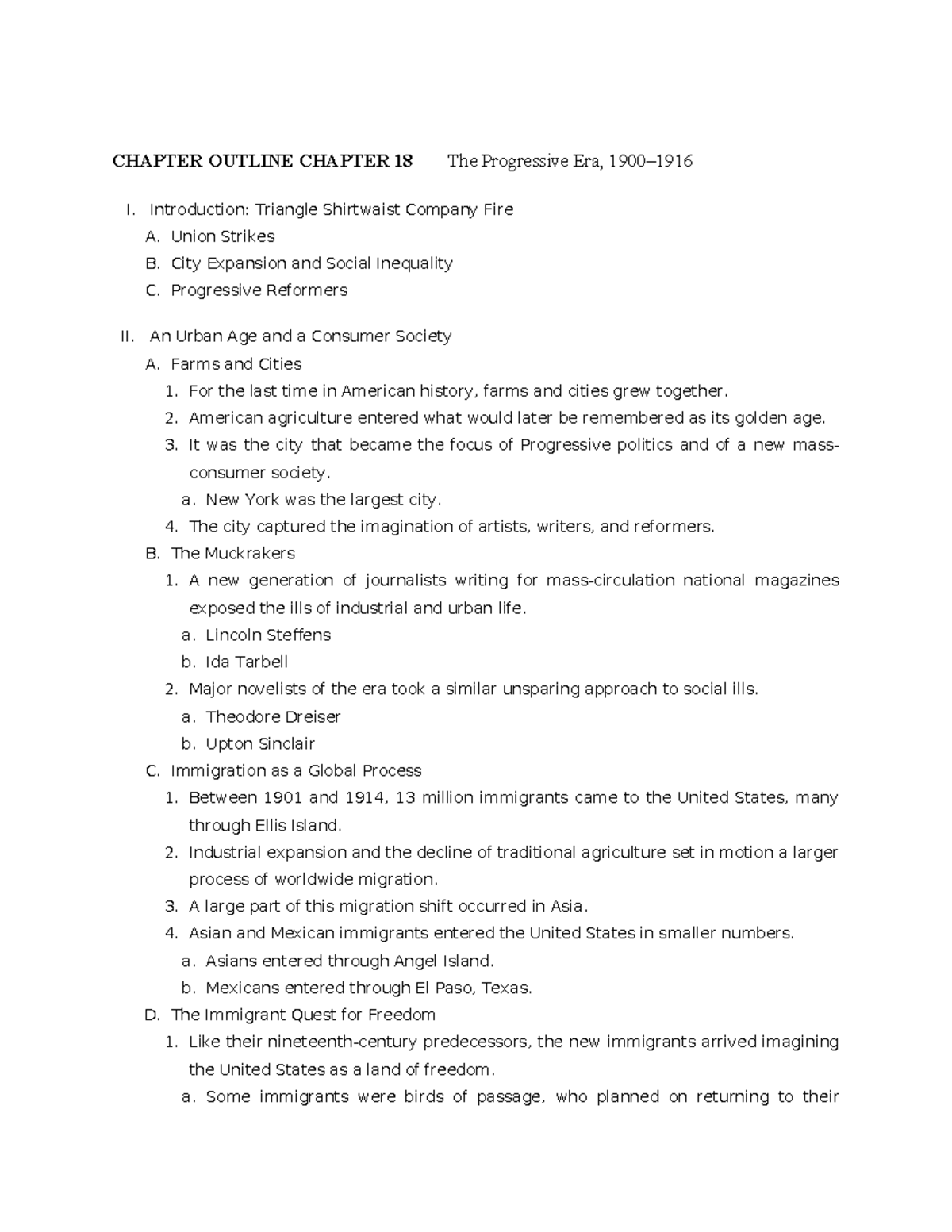 Chapter+Outline+Chapter+18 Liberty - CHAPTER OUTLINE CHAPTER 18 The ...