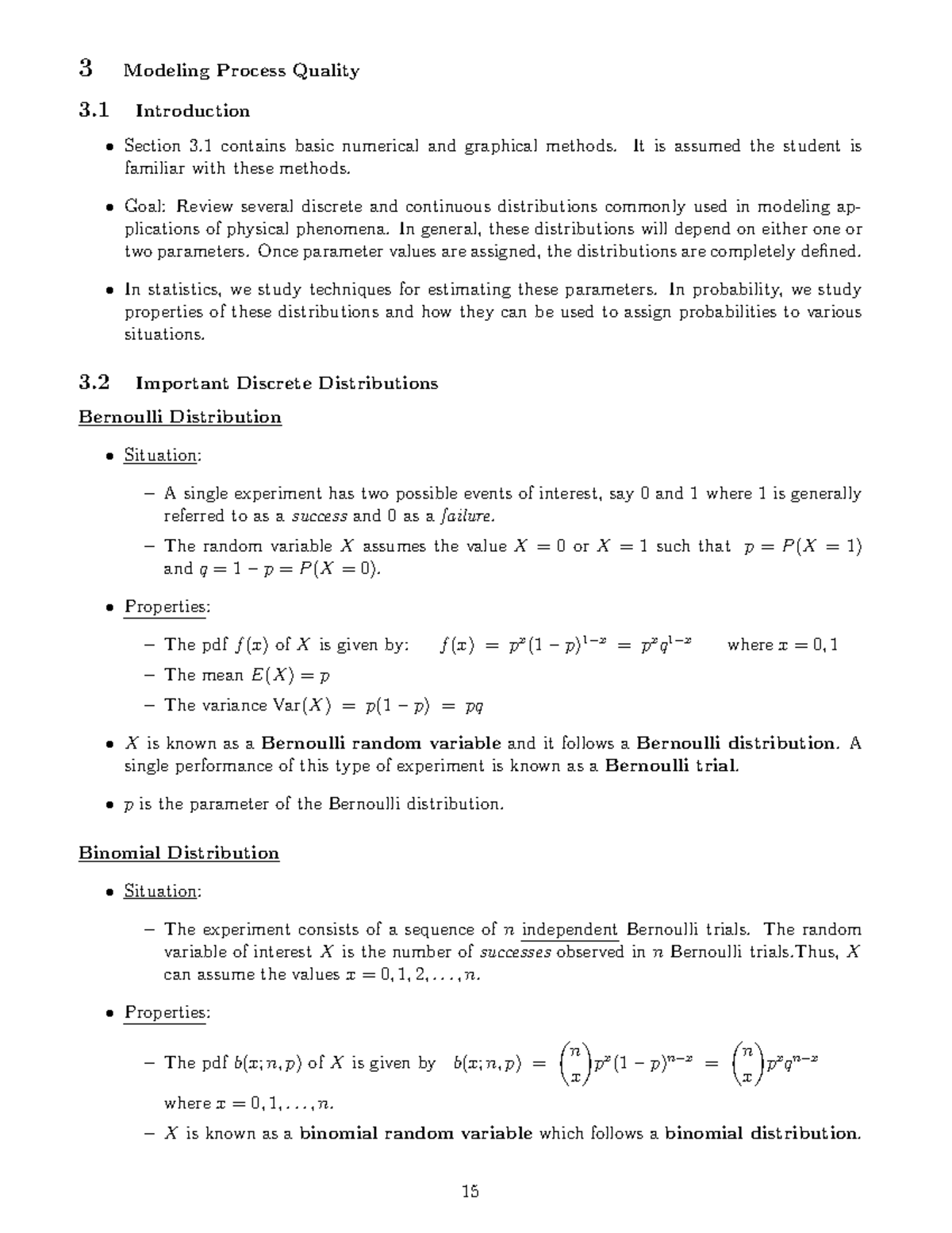STAT528 2015-2016 Course Notes 3 - Modeling Process Quality - 3 ...
