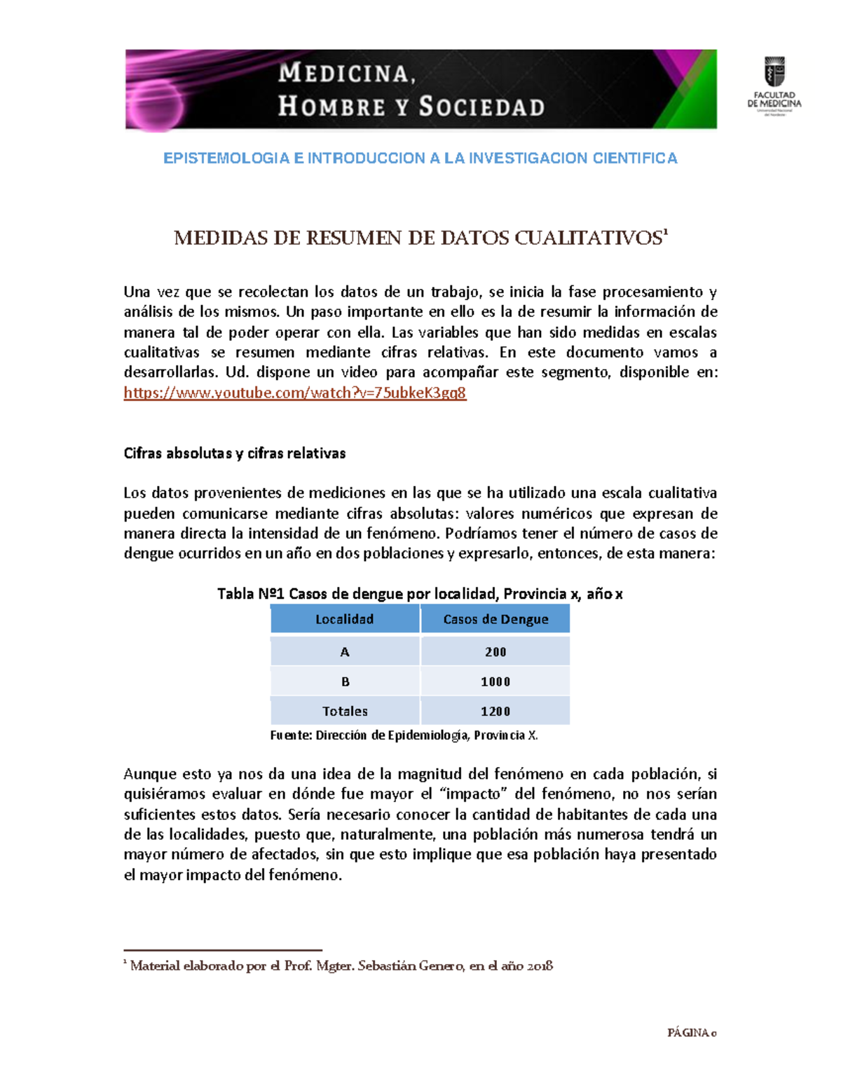 Medidas de resumen datos cualitativos - MEDIDAS DE RESUMEN DE DATOS ...