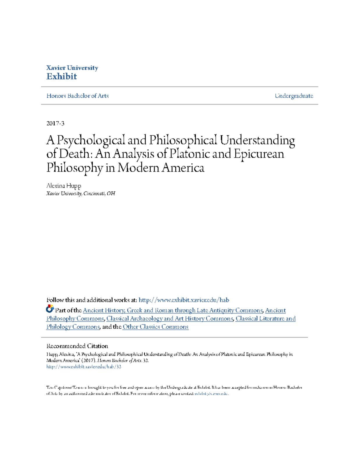 A Psychological and Philosophical Understanding of Death An Ana copy 2 ...