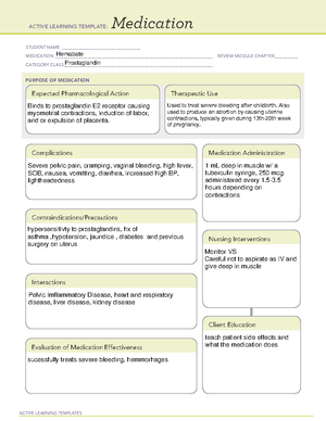 Cytotec - medcard - ACTIVE LEARNING TEMPLATES THERAPEUTIC PROCEDURE A ...