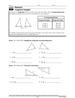 Reteach 3-4 1 - Practice - Name ...