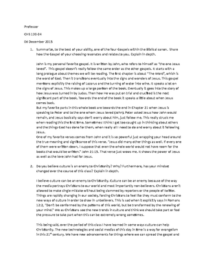 CHS 130 Ethical Issue 3 - Sofia Poblano Dr. Garrison CHS 130 September ...