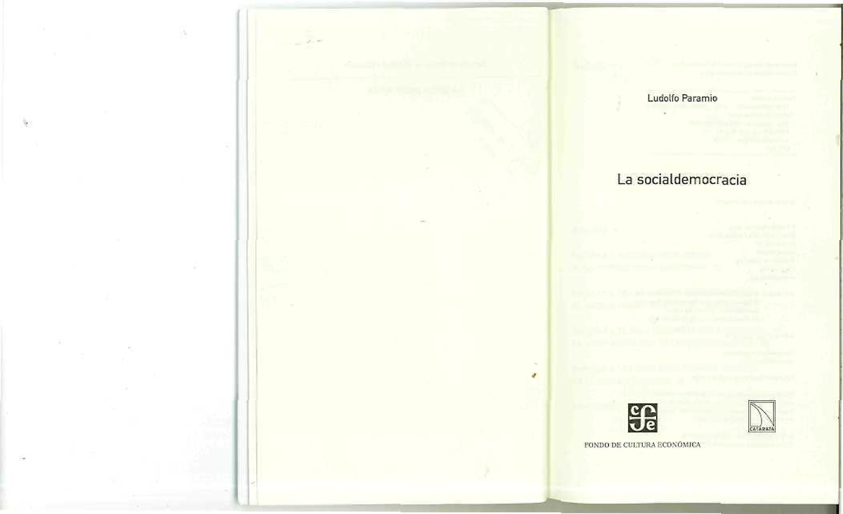 Paramio - Ludollo Paramlo La socialdemocracia • E-JNDU Dt CULI UftA ...
