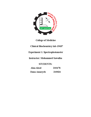 Lipid profile - lecture notes - College of Medicine Clinical ...