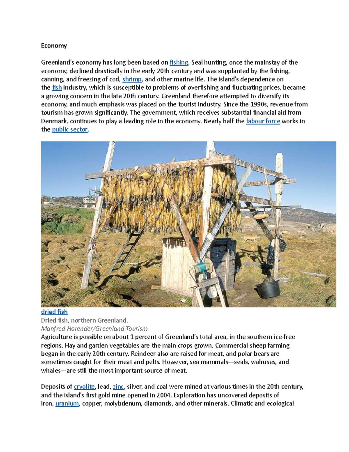 18 Economy of greenland - Economy Greenland’s economy has long been ...