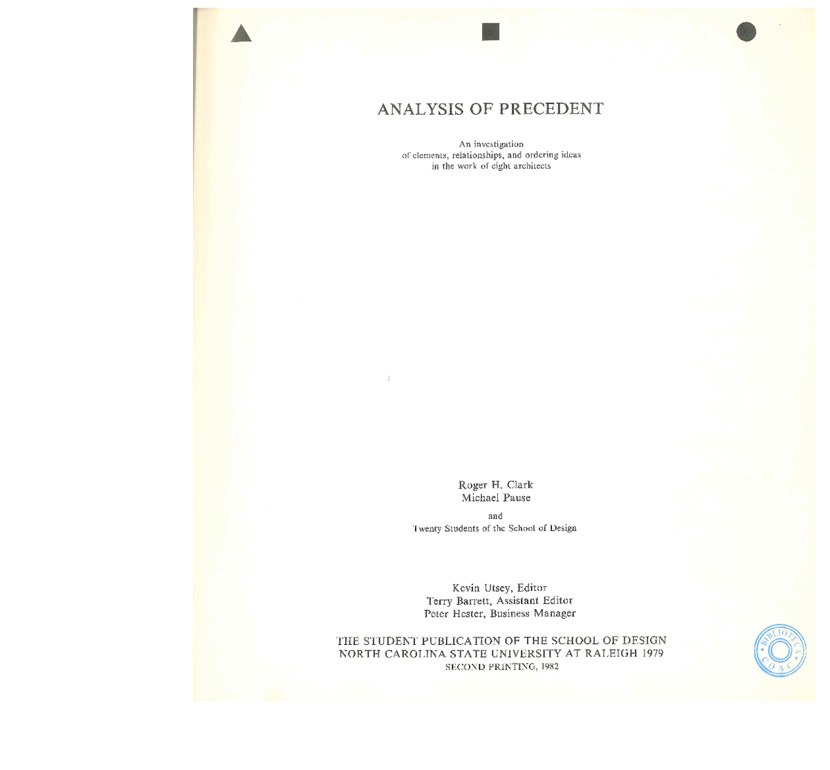 Clarck y Pause- Analysis of precedent - Historia de la arquitectura I ...