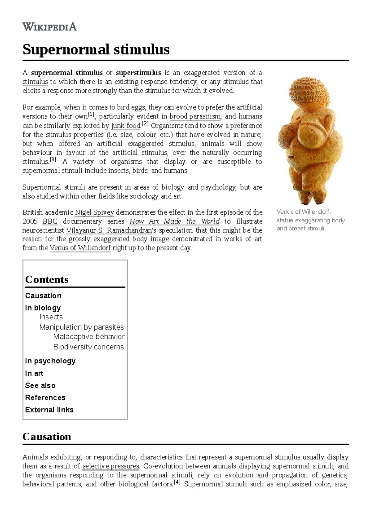Scribd - Venus of Willendorf, statue exaggerating body and breast ...