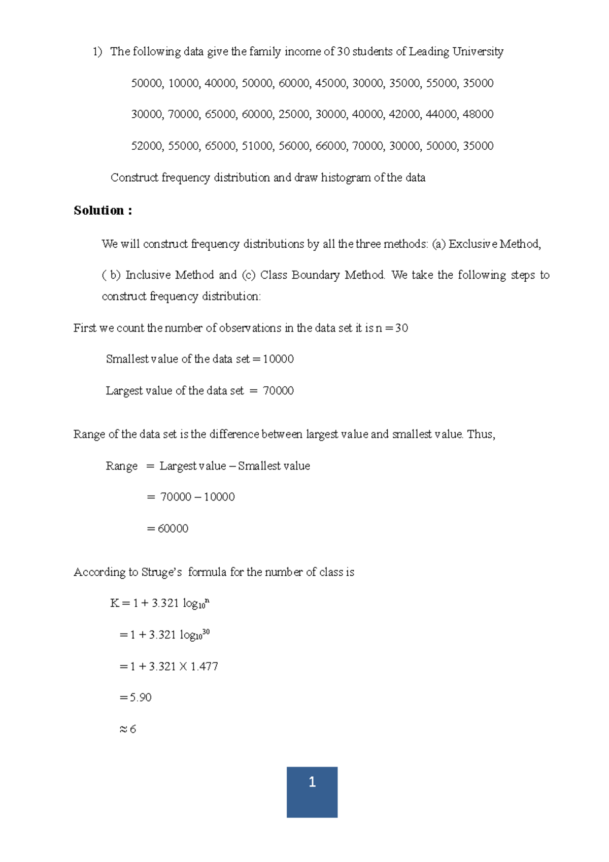 Data presentation - From this assignment you can know how to present ...