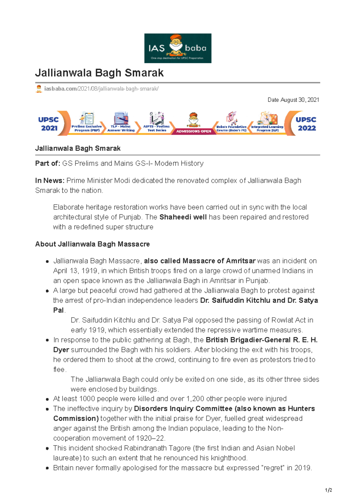 Bba study material short summary notes - 1/ Date August 30, 2021 ...