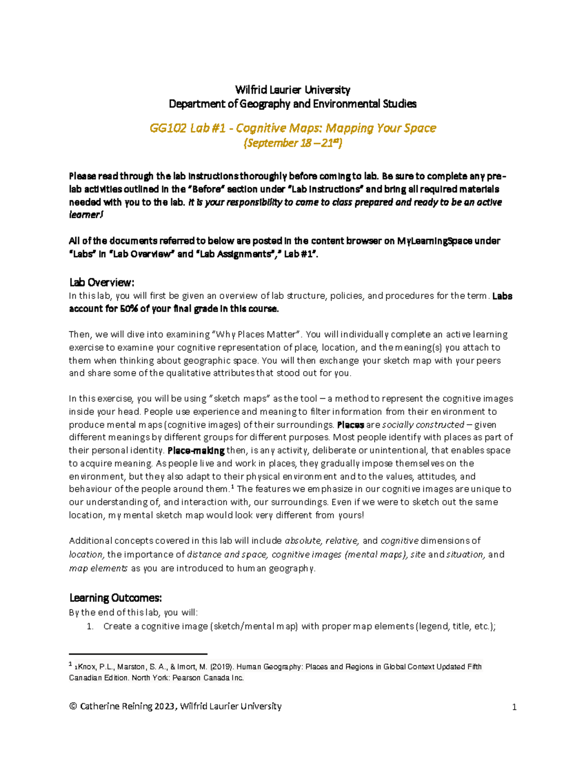 GG102 Mapping Your Space Instructions - Wilfrid Laurier University ...