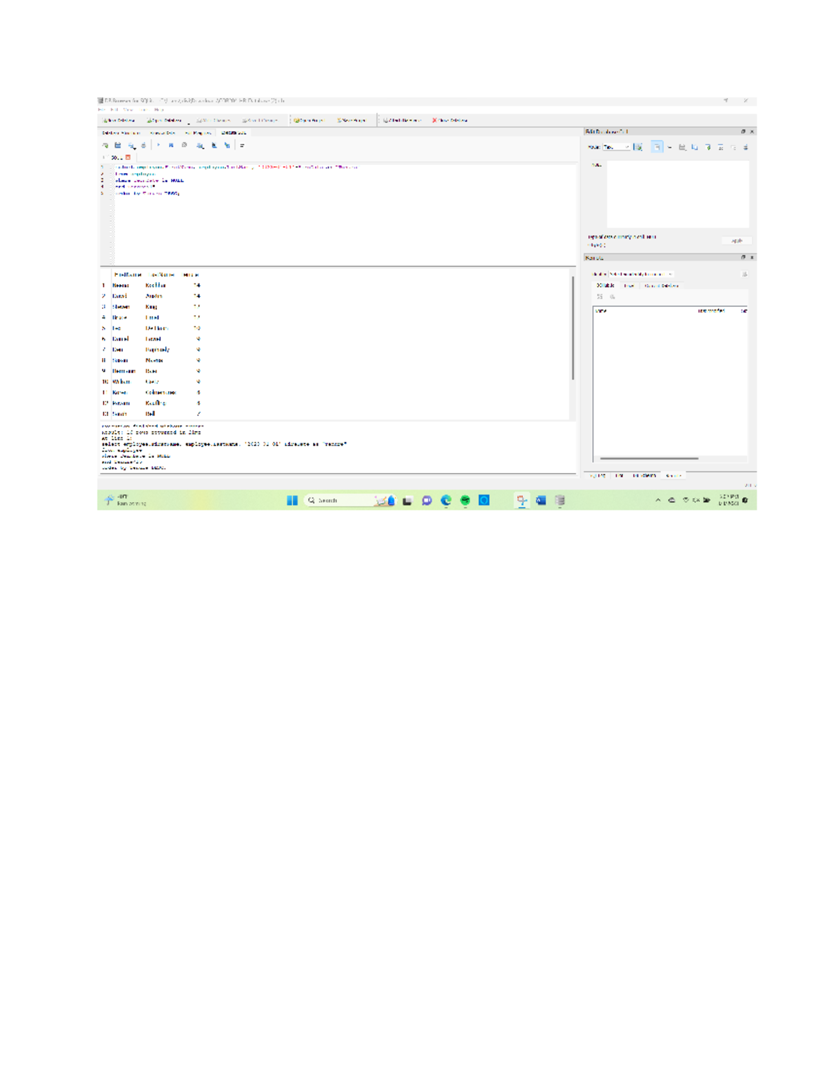 Business Question 1 - CIS - COB 204 - Studocu