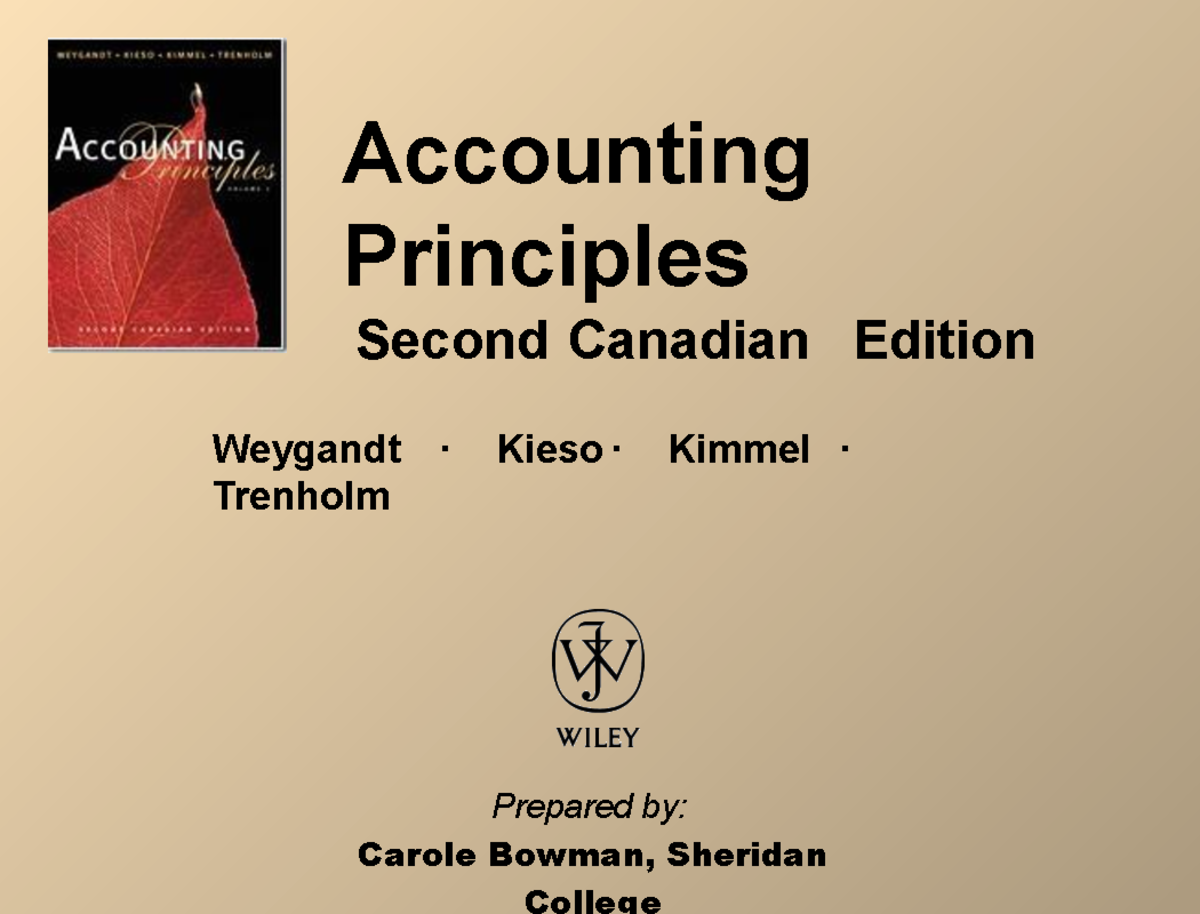 Chapter-1 Accounting in Action - Accounting Principles Prepared by ...