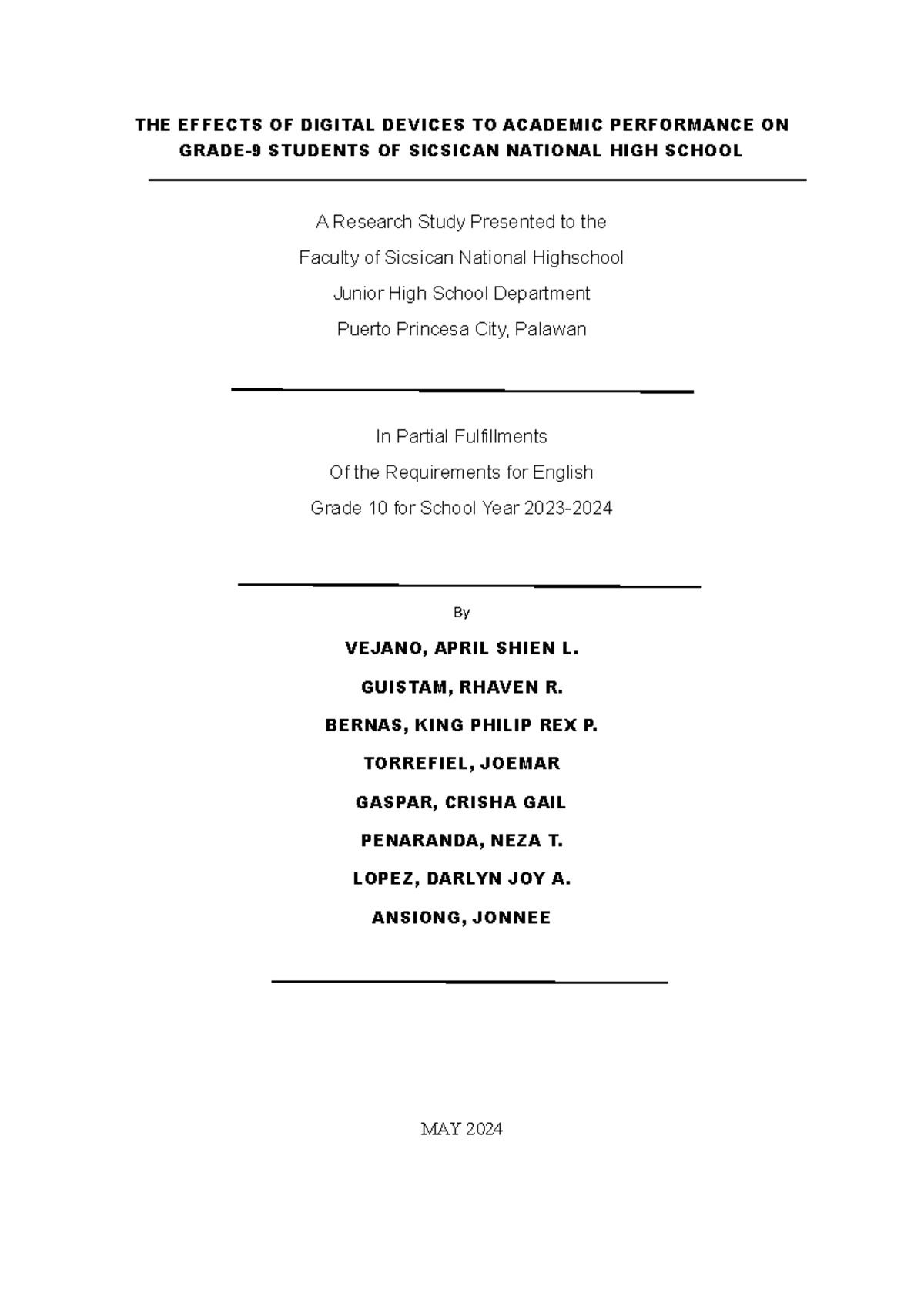 Research G10 Jacinto - good - THE EFFECTS OF DIGITAL DEVICES TO ...