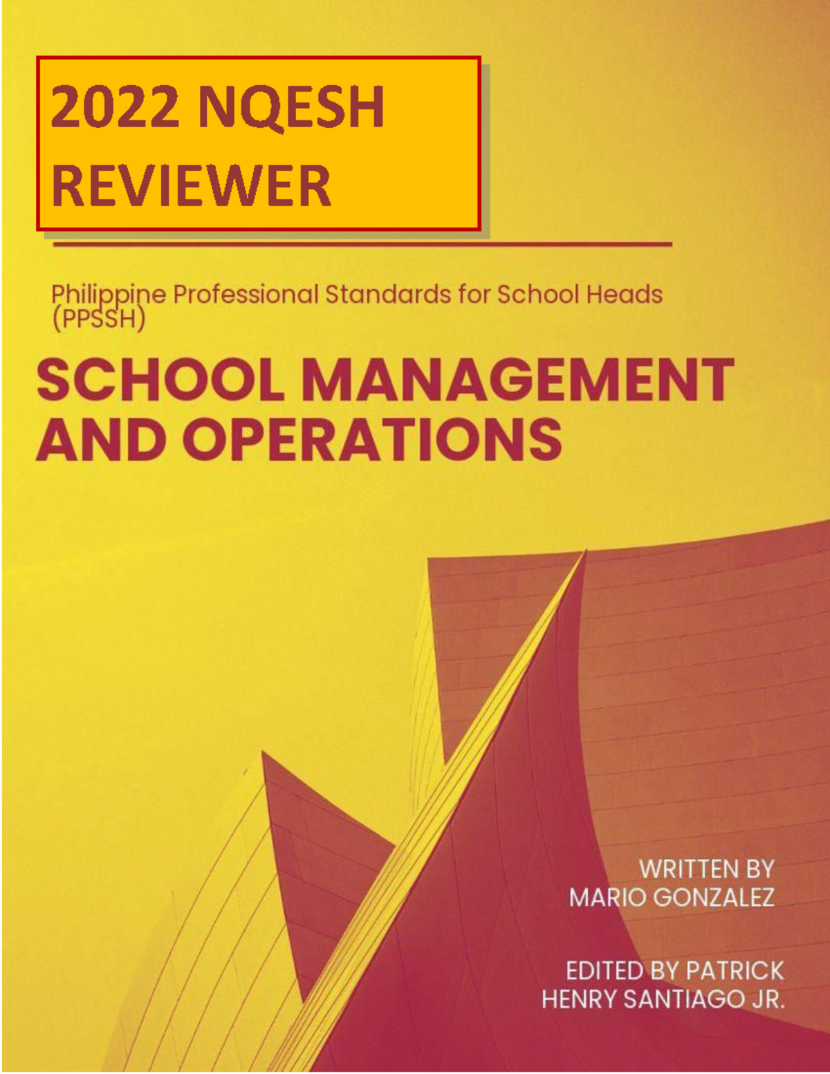 2022 Nqesh Reveiwer - Schools Management AND Operations - 2022 NQESH ...