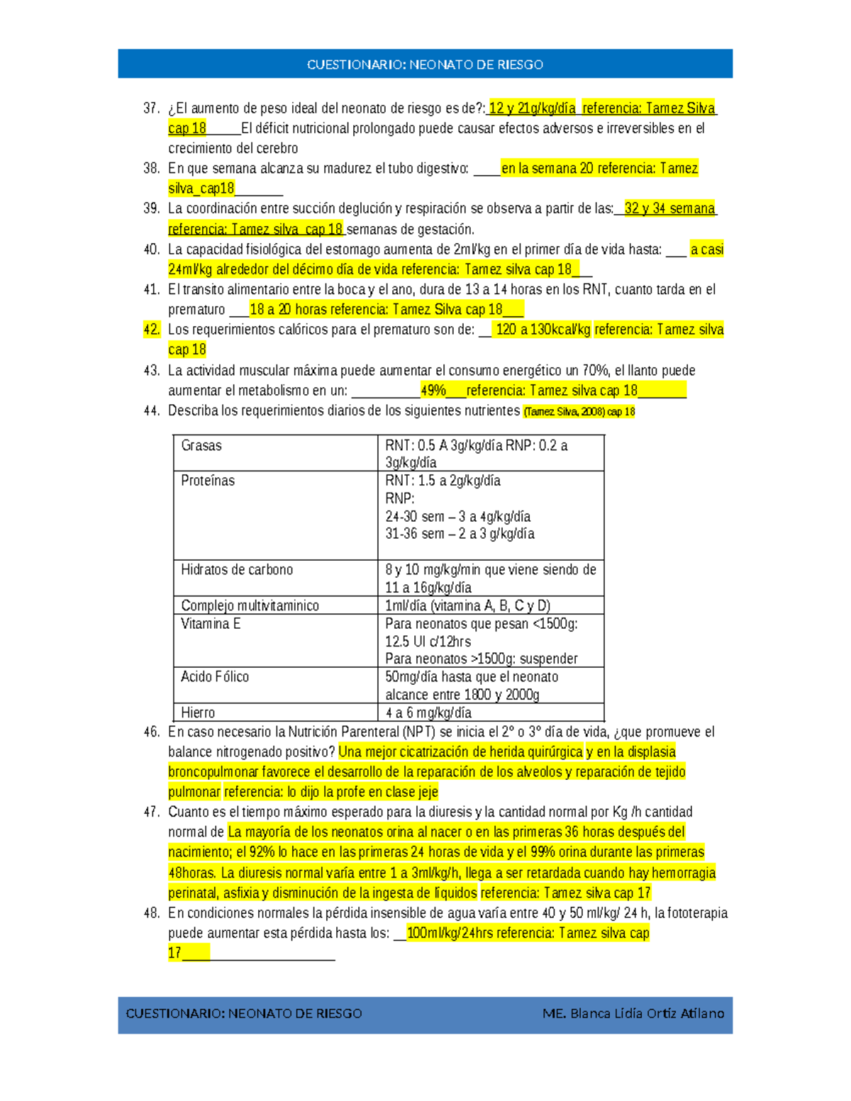 Guia Neonato Riesgo 2024 ENy A 37-50 - ¿El aumento de peso ideal del ...