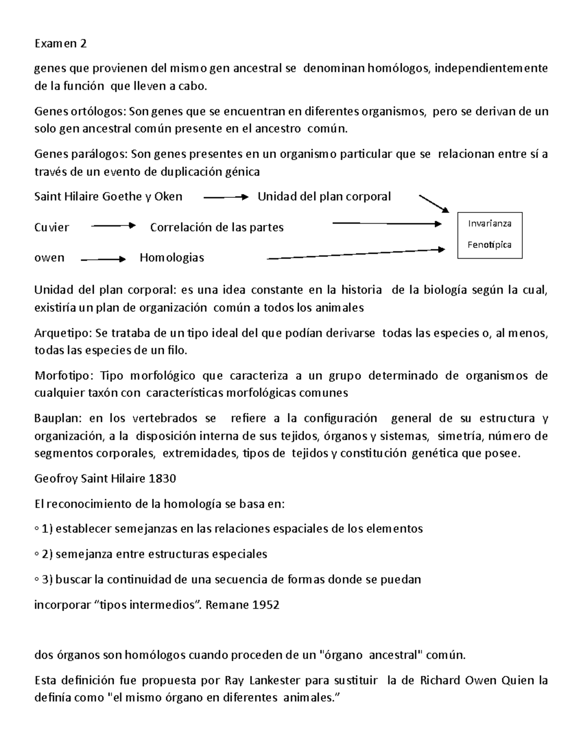 Genes Homologos - Examen 2 genes que provienen del mismo gen ancestral ...