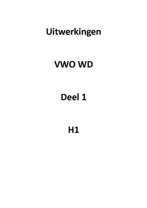 Wiskunde D - Jaar: 4 - VWO - Studeersnel