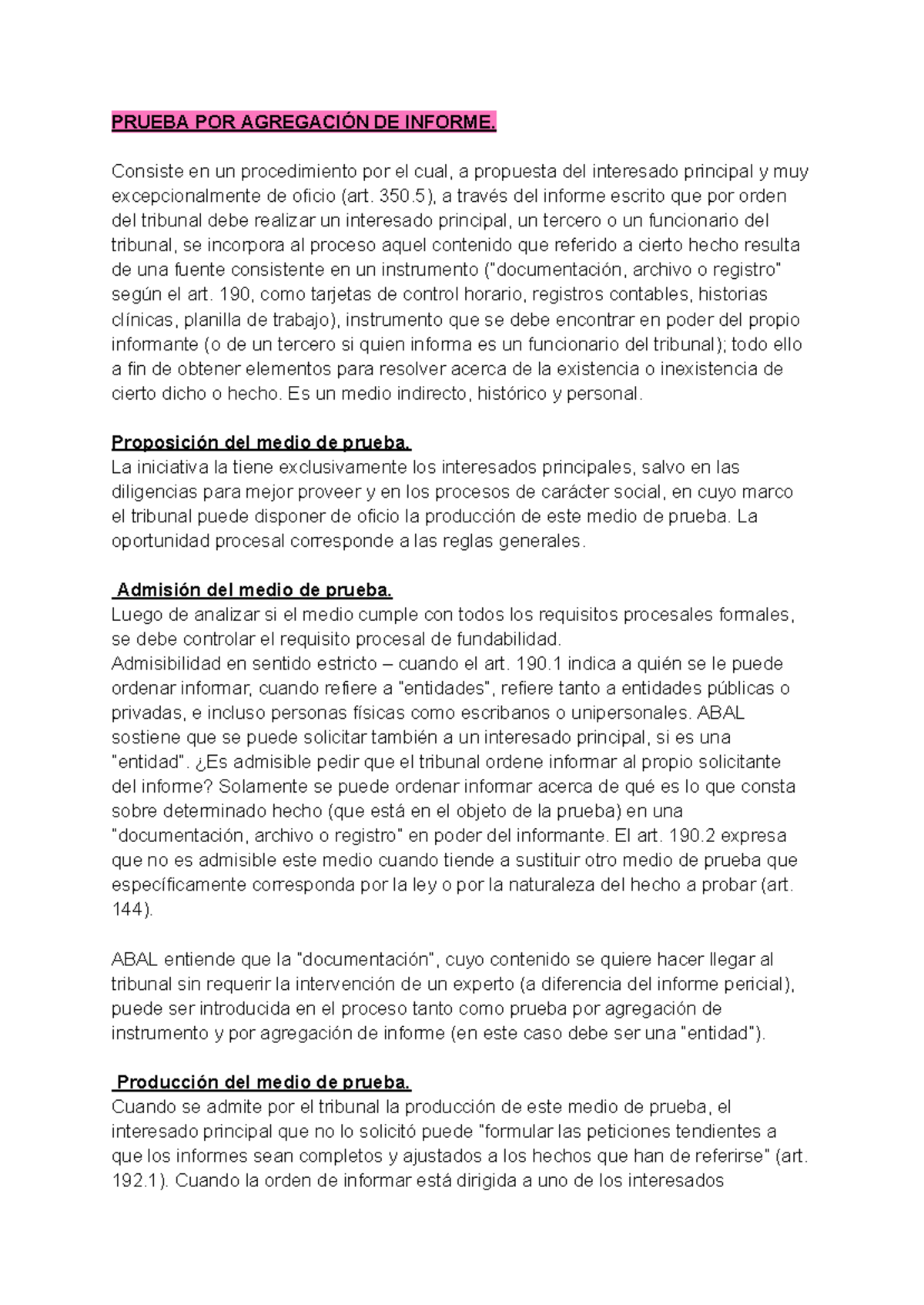 Prueba Por Agregación DE Informe - PRUEBA POR AGREGACIÓN DE INFORME ...