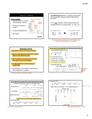 Evolution Textbook Notes - Evolution – 4th Edition Douglas J. Futuyma ...