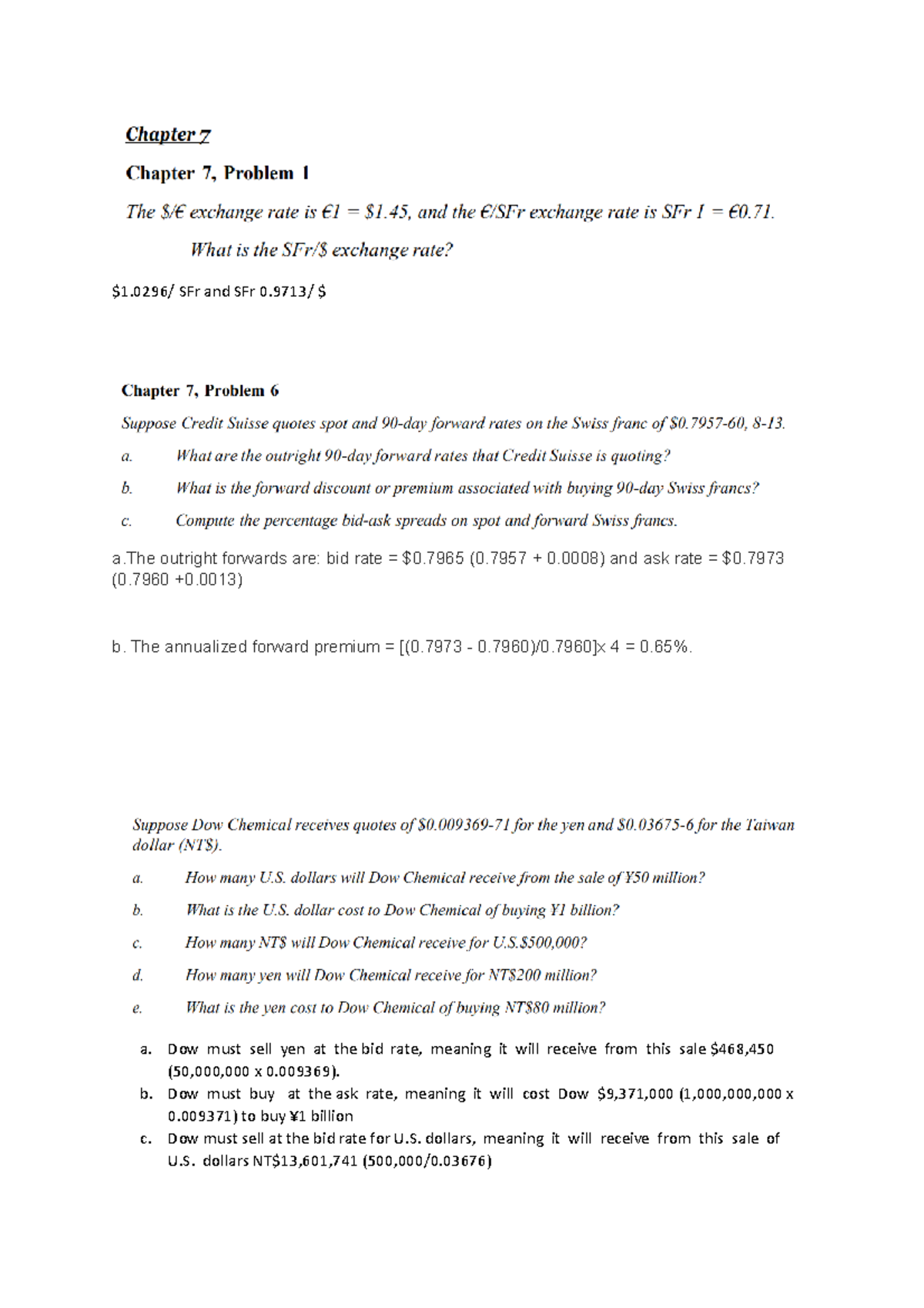 Week 2 Fins Week 2 Fins1612 Tutorial Answers For Participation