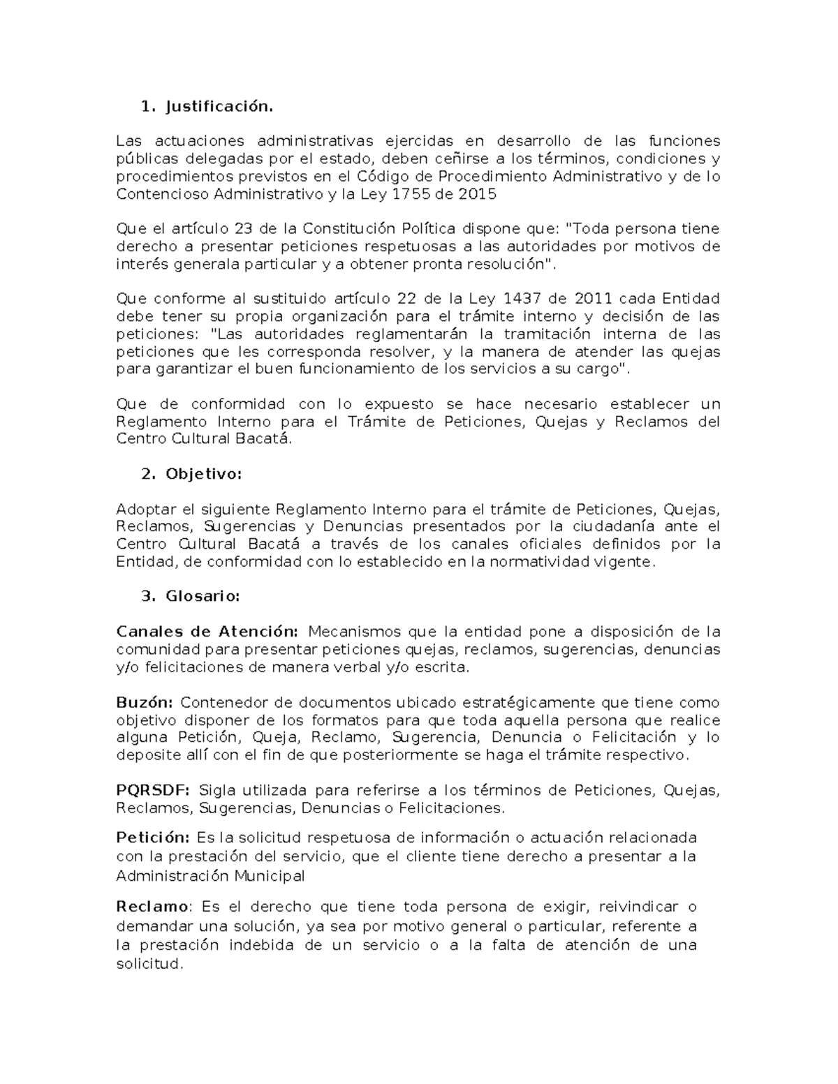 PQRS-MA-01 Manual del procedimiento de manejo de Pqrsfd V3 ...