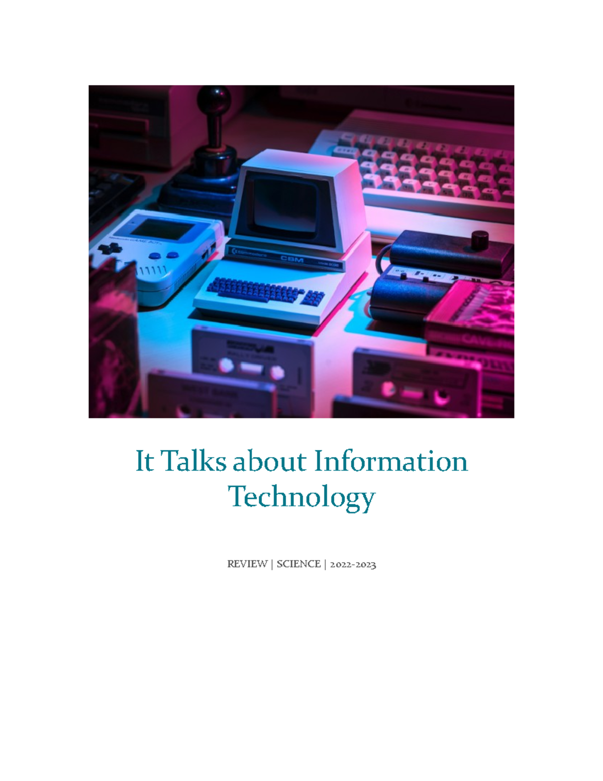 It Talks about Information Technology - It Talks about Information ...
