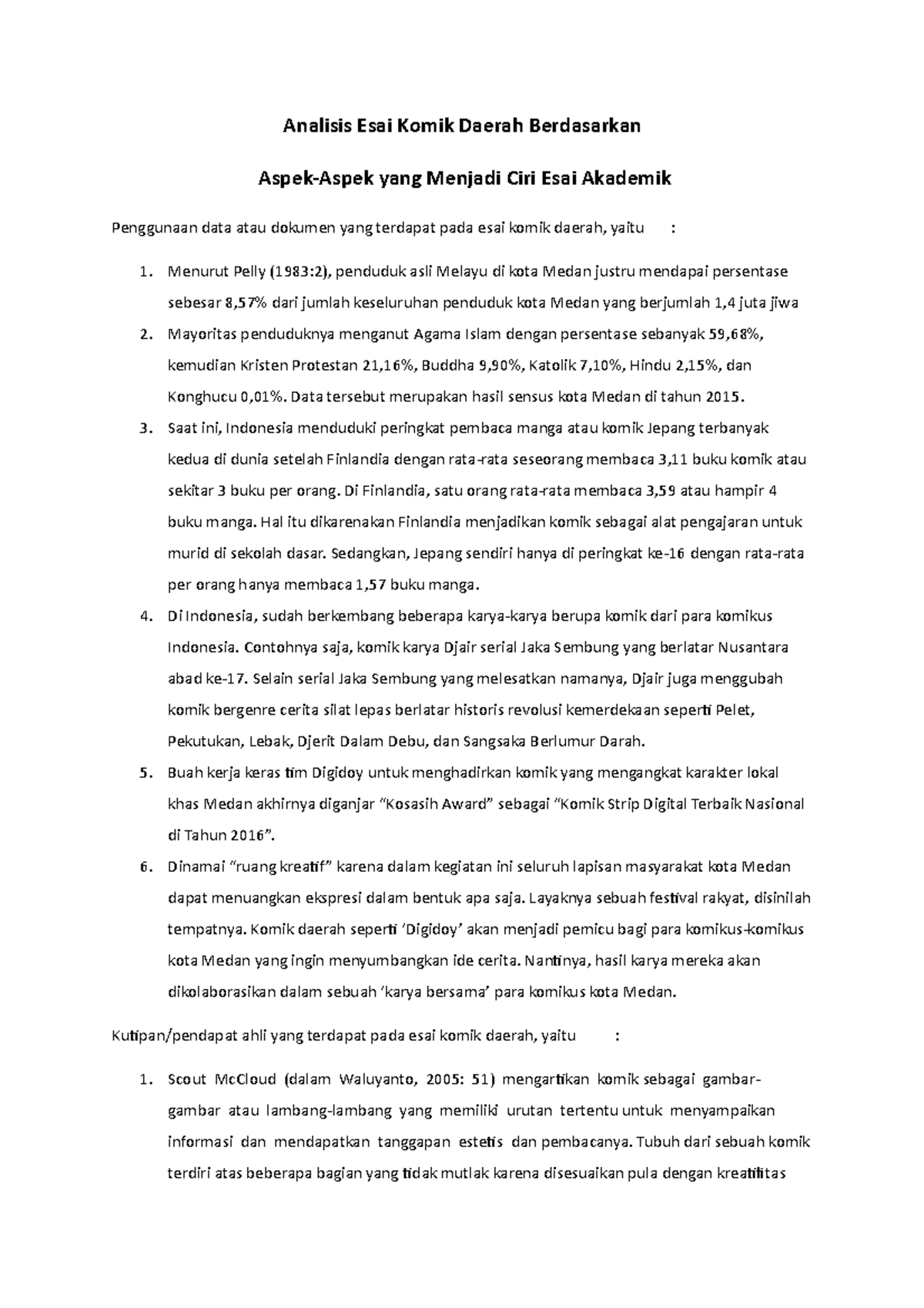 Frasa - Analisis Aspek-Aspek yang Menjadi Ciri Esai Akademik - Analisis ...