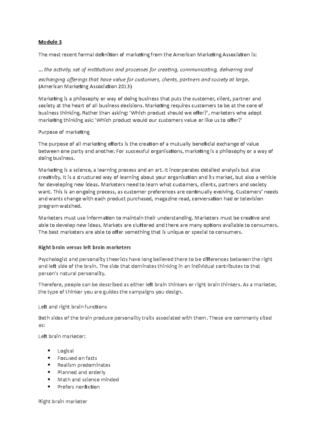 Module 3 & Module 4 - Week 3 & 4 notes for enterprise innovation and ...