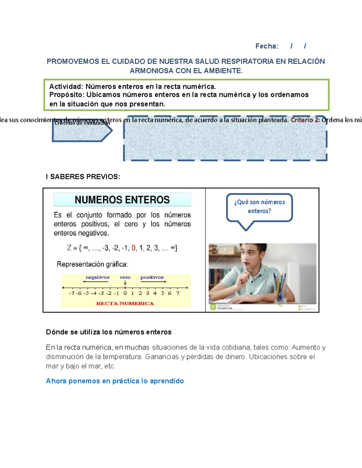 Practica 7 Números enteros en la recta numérica (2)-convertido - plea ...