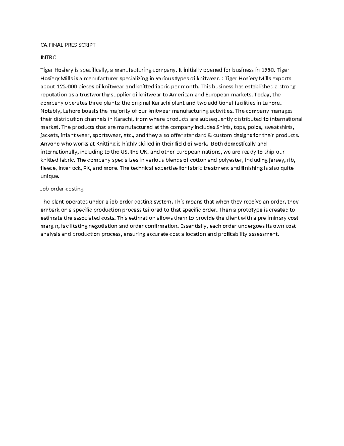 CA Final PRES Script - nn hahhf jhHW2EJCKS HAHH - CA FINAL PRES SCRIPT ...