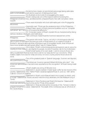 RIZAL031 LIFE AND Works OF Rizal Notes Part 4 - Pobres Frailes Poor ...