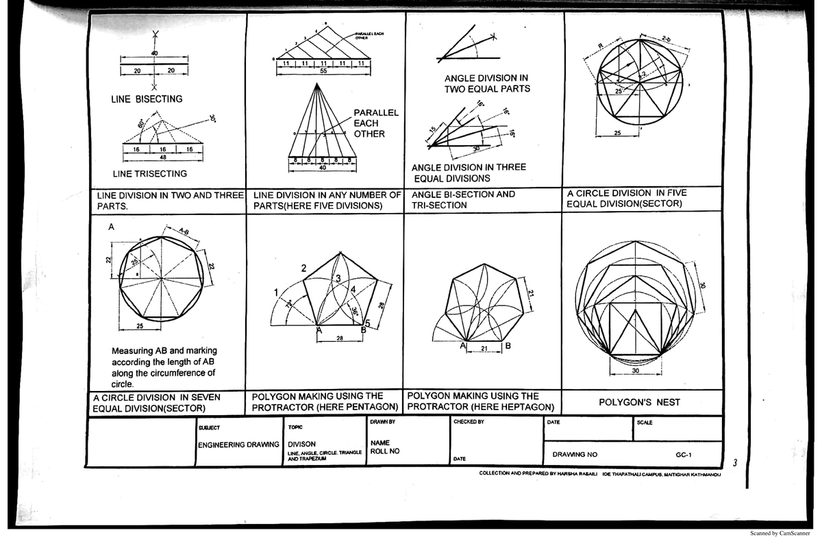 Drawing - I (Solution) - Computer engineering - Studocu