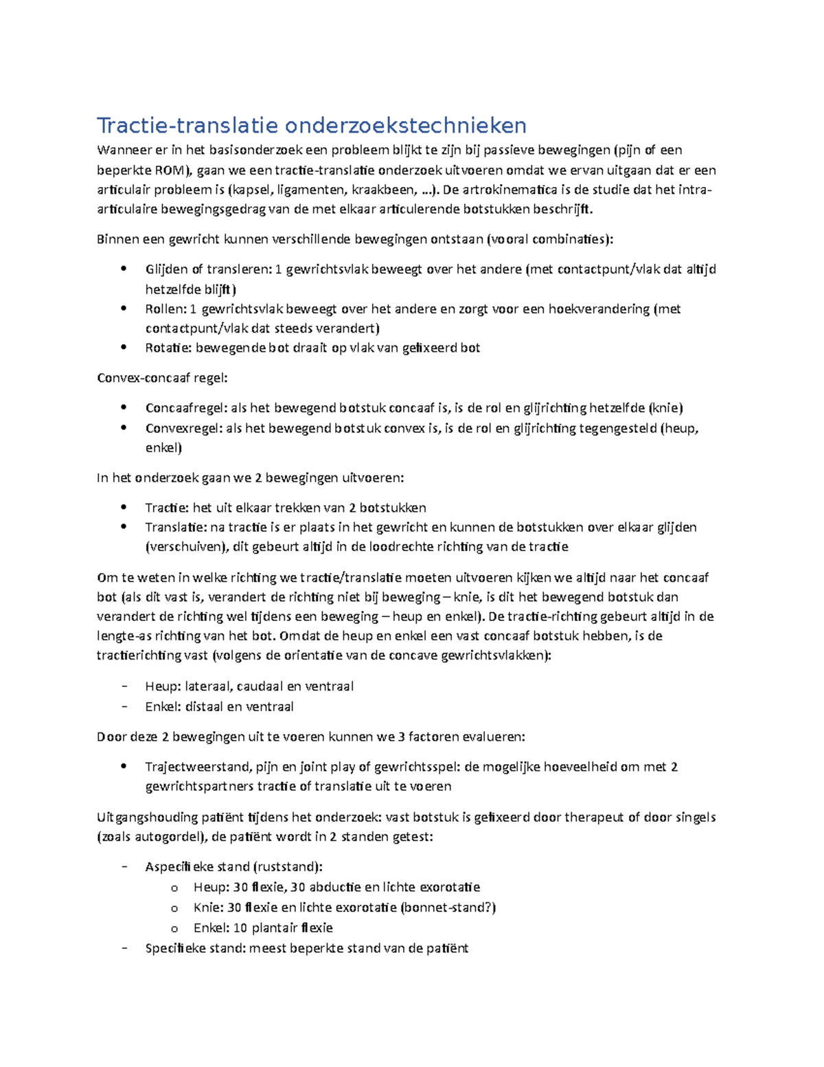 Toegevoegd onderzoek: tractie-translatie - Tractie-translatie ...