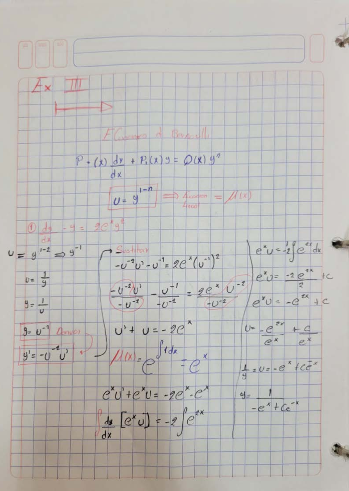 Examen 13-comprimido - gghhhhhhhhhhh - Ex III D d P ( x) dy + P,(x)9 ...