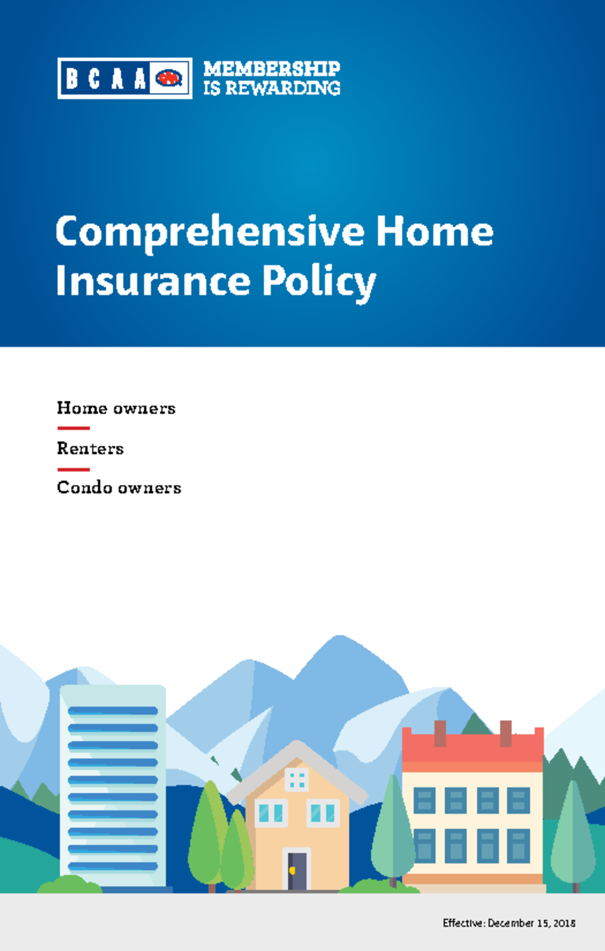 Bcaahome Condo Tenant Comprehensive - Comprehensive Home Insurance ...