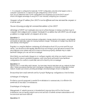 Pre Lab Chart - MST 100 pr lab - PRELAB CHART Your 3 digit number from MySeneca: (ipaddress ...