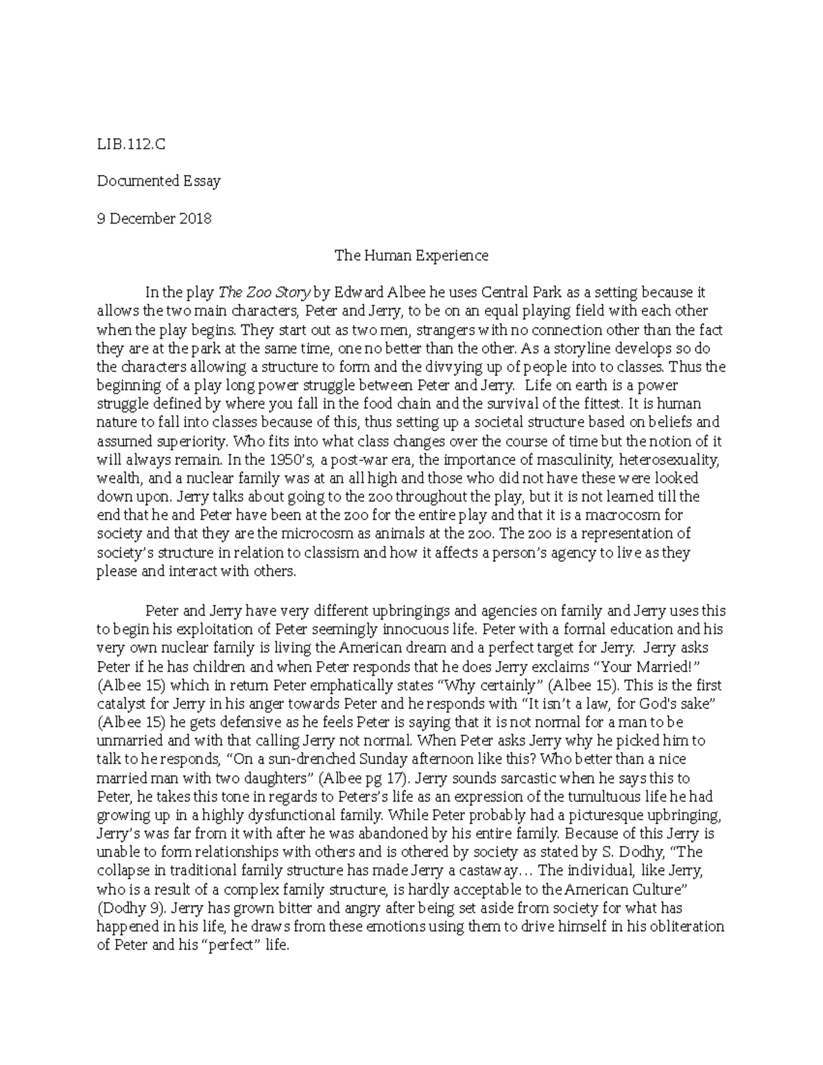 Documented Essay - Grade: A - LIB 112 - MCPHS University - Studocu