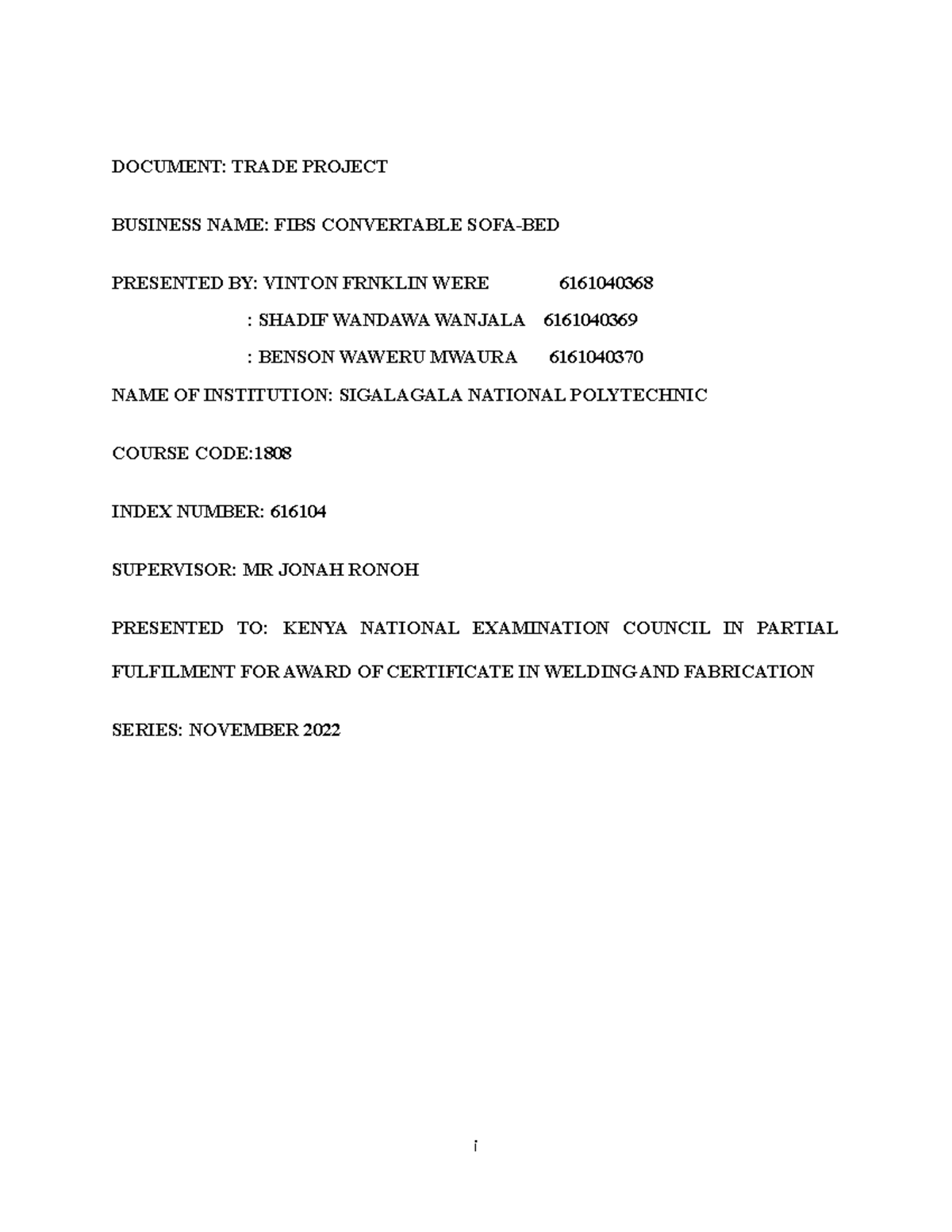 Trade project report - its a task given by HR in my attachment ...