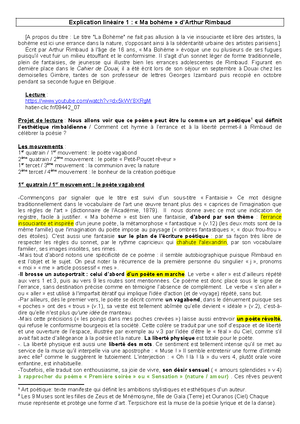 Rêvé hiver explication - Explication linéaire 2 : « Rêvé pour l’hiver», d’Arthur Rimbaud - Studocu