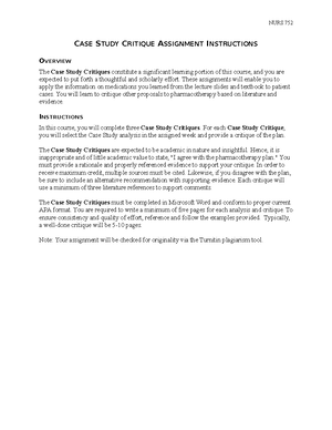 Evidence-Based Article Review Assignment Instructions - NURS 753 EVIDENCE-BASED ARTICLE REVIEW ...