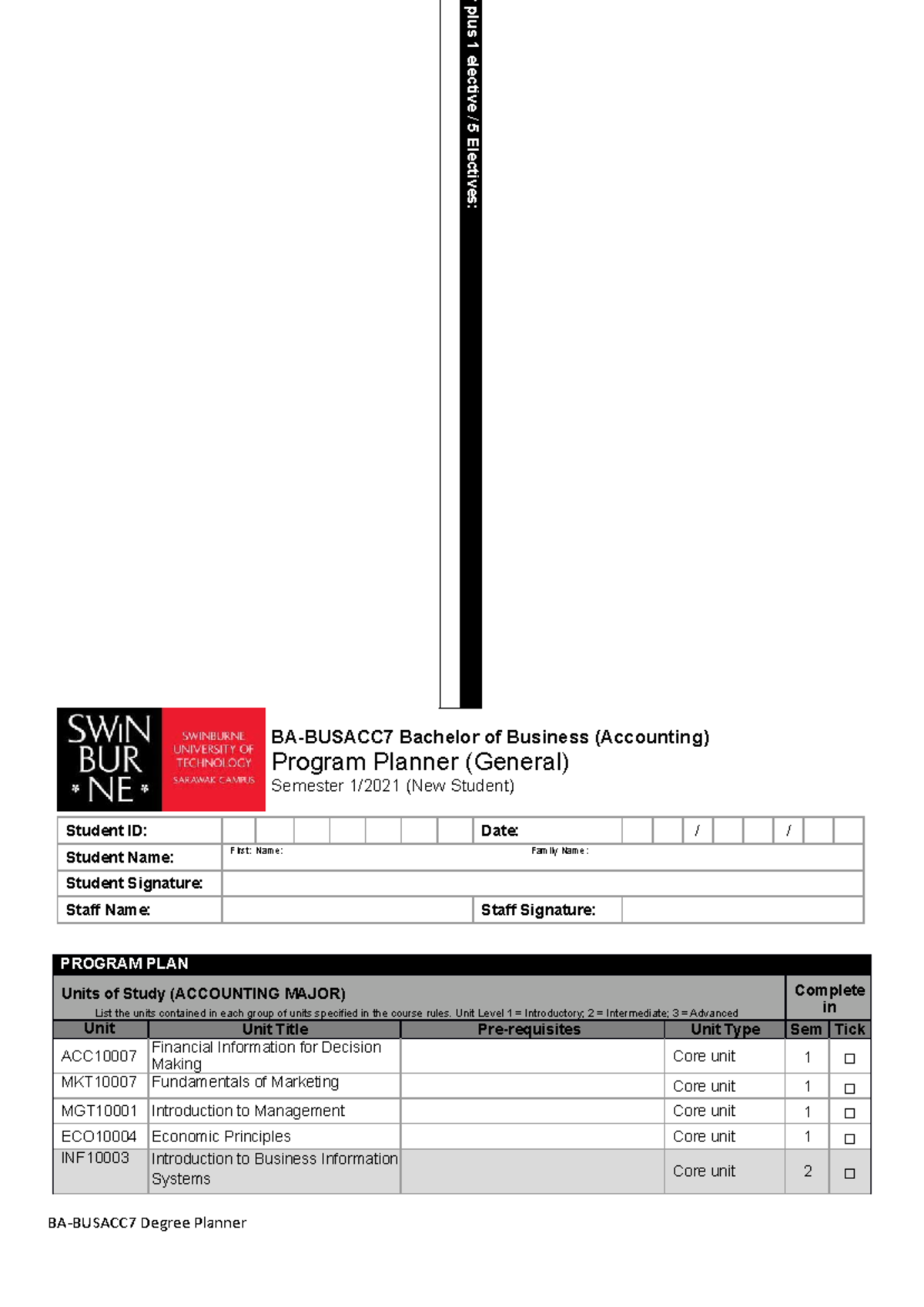 BBus Accounting Study Plan S1 2021 (new student) - BA-BUSACC7 Bachelor ...